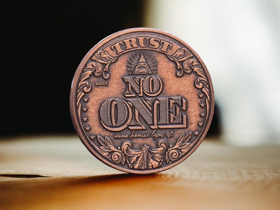 Badass Coin EDC Copper Coin Men Birthday Copper - Etsy