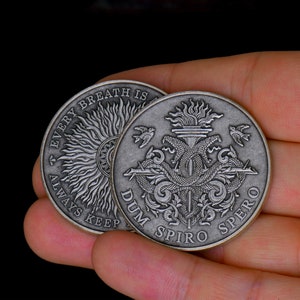Dum Spiro Spero Coin | EDC Reminder Coins | Hope | Challenge Coin ...