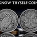 Know Thyself Coin EDC Reminder Coins Daily Stoic Quote Socrates Coin ...
