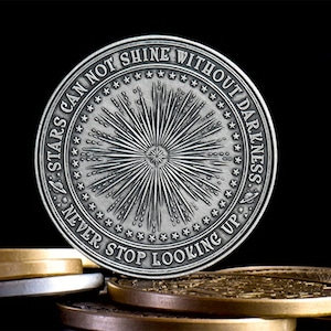 Per Aspera Ad Astra Coin | EDC Reminder Challenge Coin | Through the ...