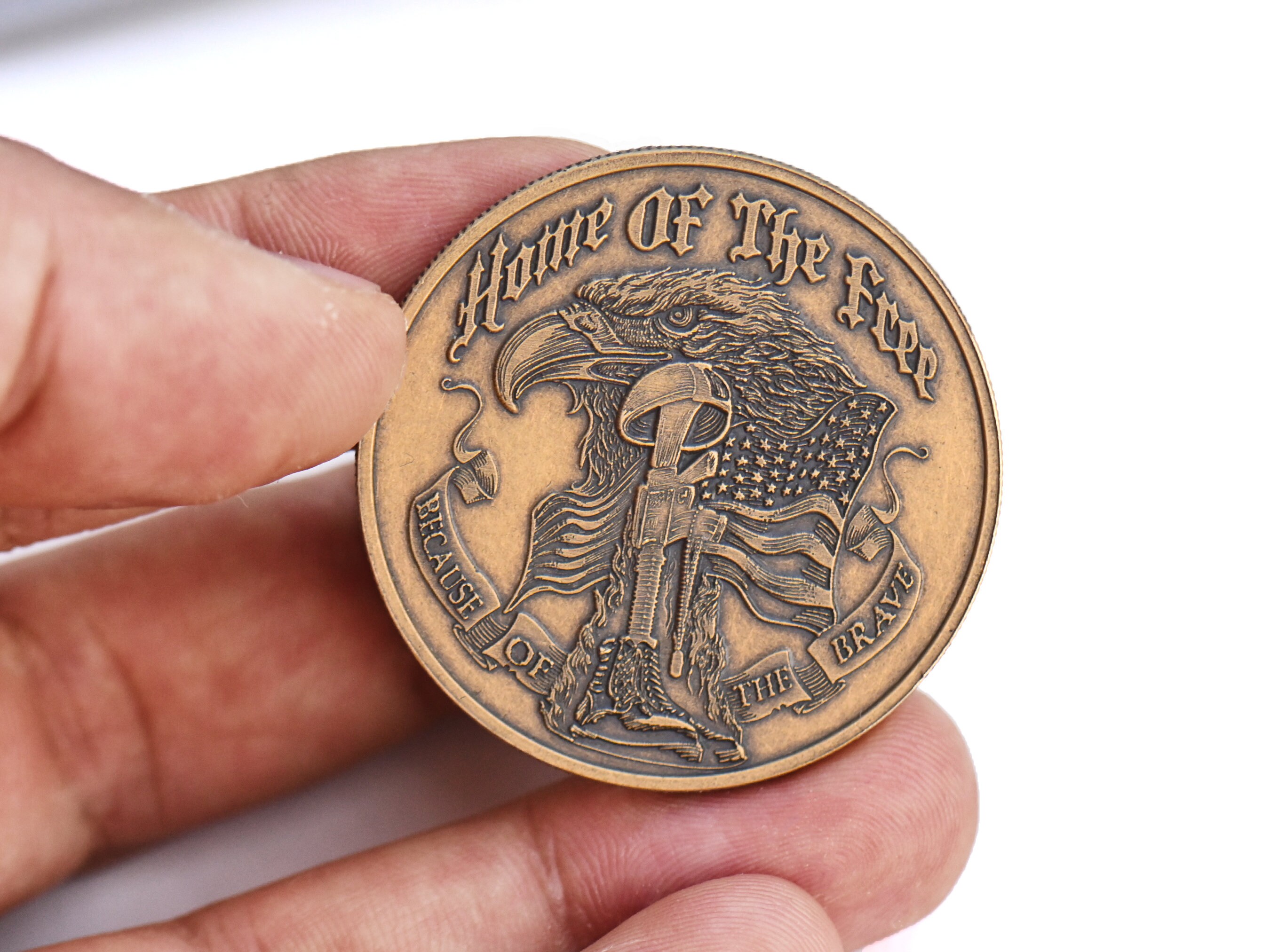 Patriotic Coin | US Veteran Military Challenge Coin | American Eagle ...