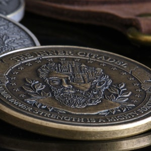 The Inner Citadel Coin | EDC Reminder Coins | Stoic Coin Mindset ...
