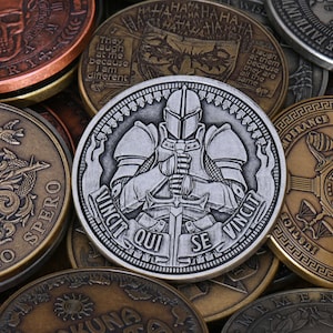 Vincit Qui Se Vincit Coin (UPGRADED) | Latin Motivational Life Quote ...