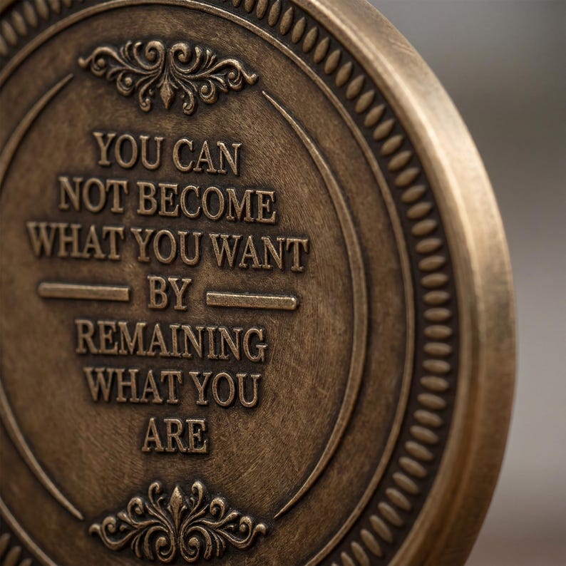 Metamorphosis Coin | EDC Reminder Coin | Fitness Motivation Token ...