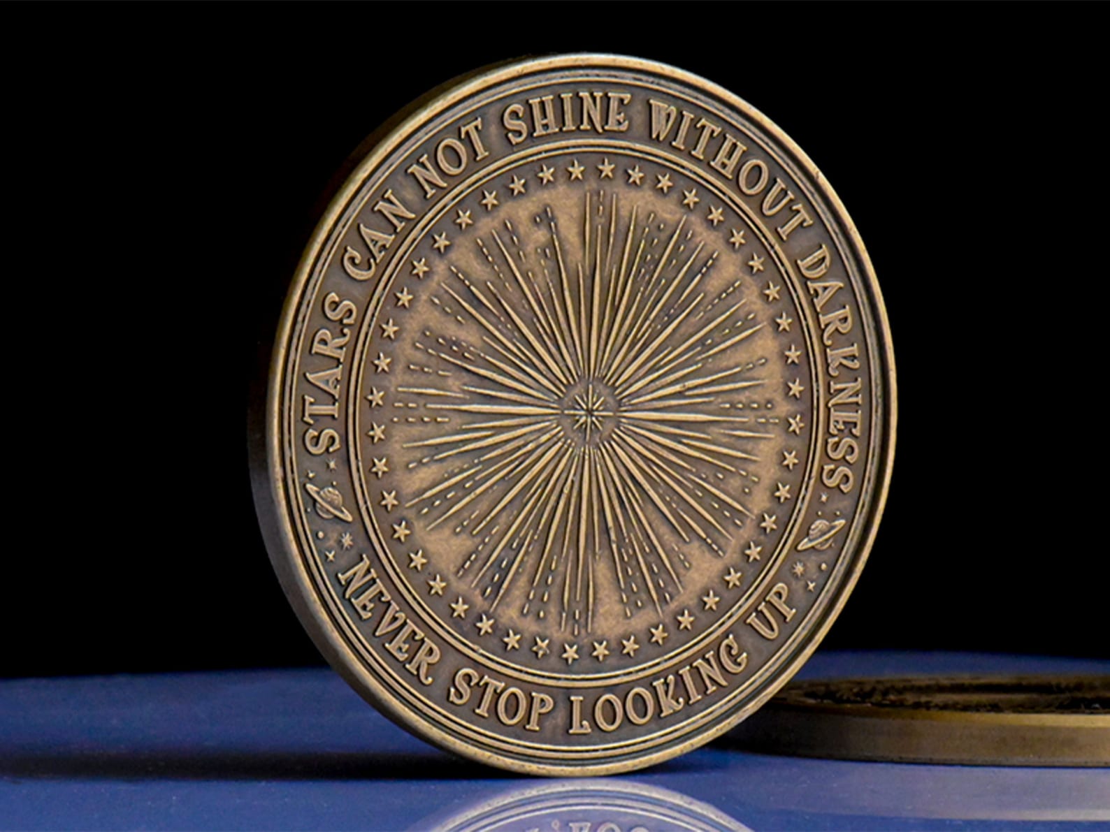 Per Aspera Ad Astra Coin | EDC Reminder Challenge Coin | Through the ...