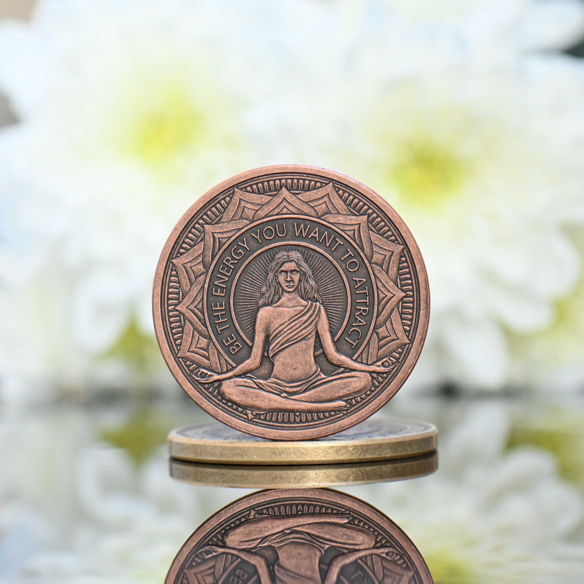 Energy Coin | EDC Reminder Coins | Daily Reminder Motto Medallion ...