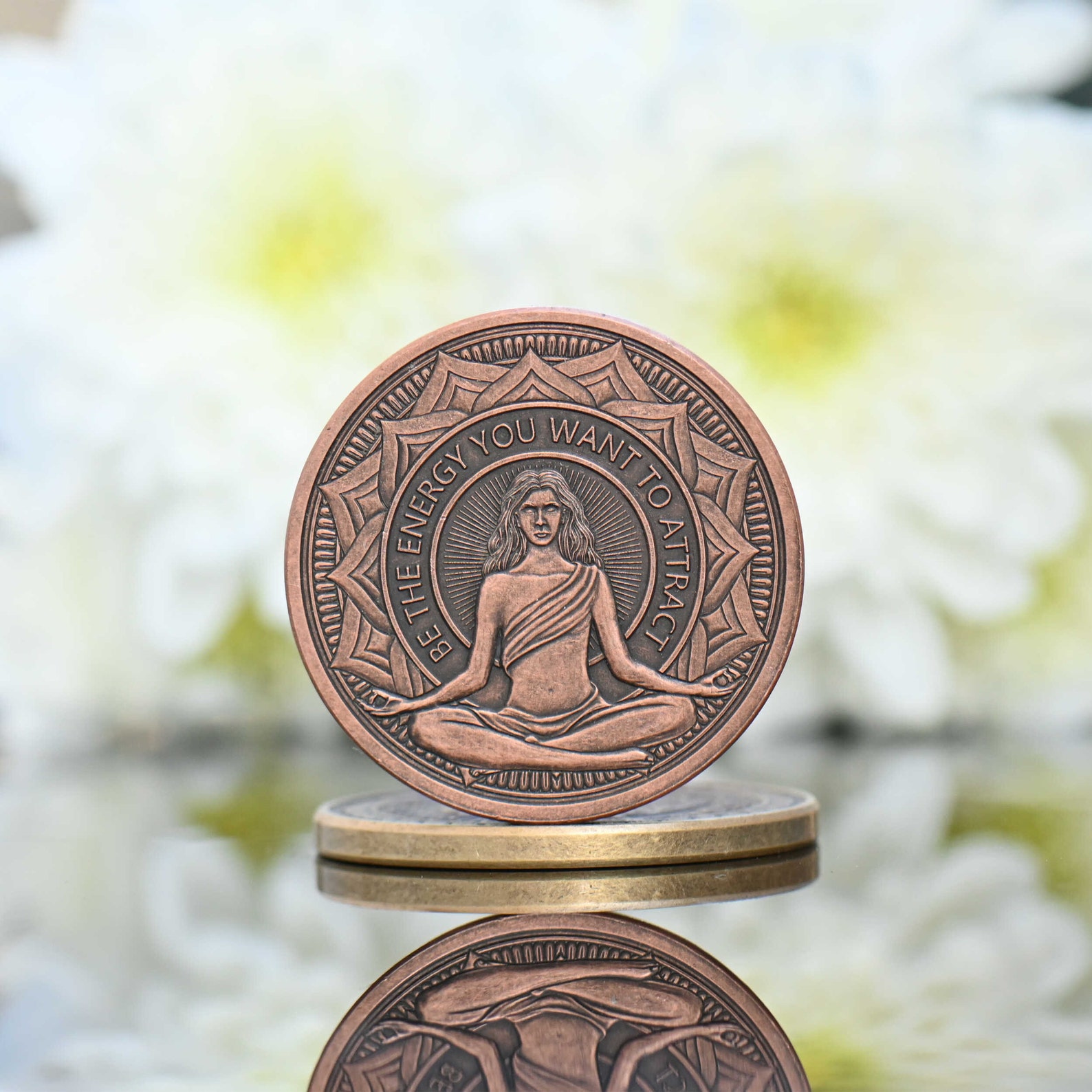 Energy Coin | EDC Reminder Coins | Daily Reminder Motto Medallion ...