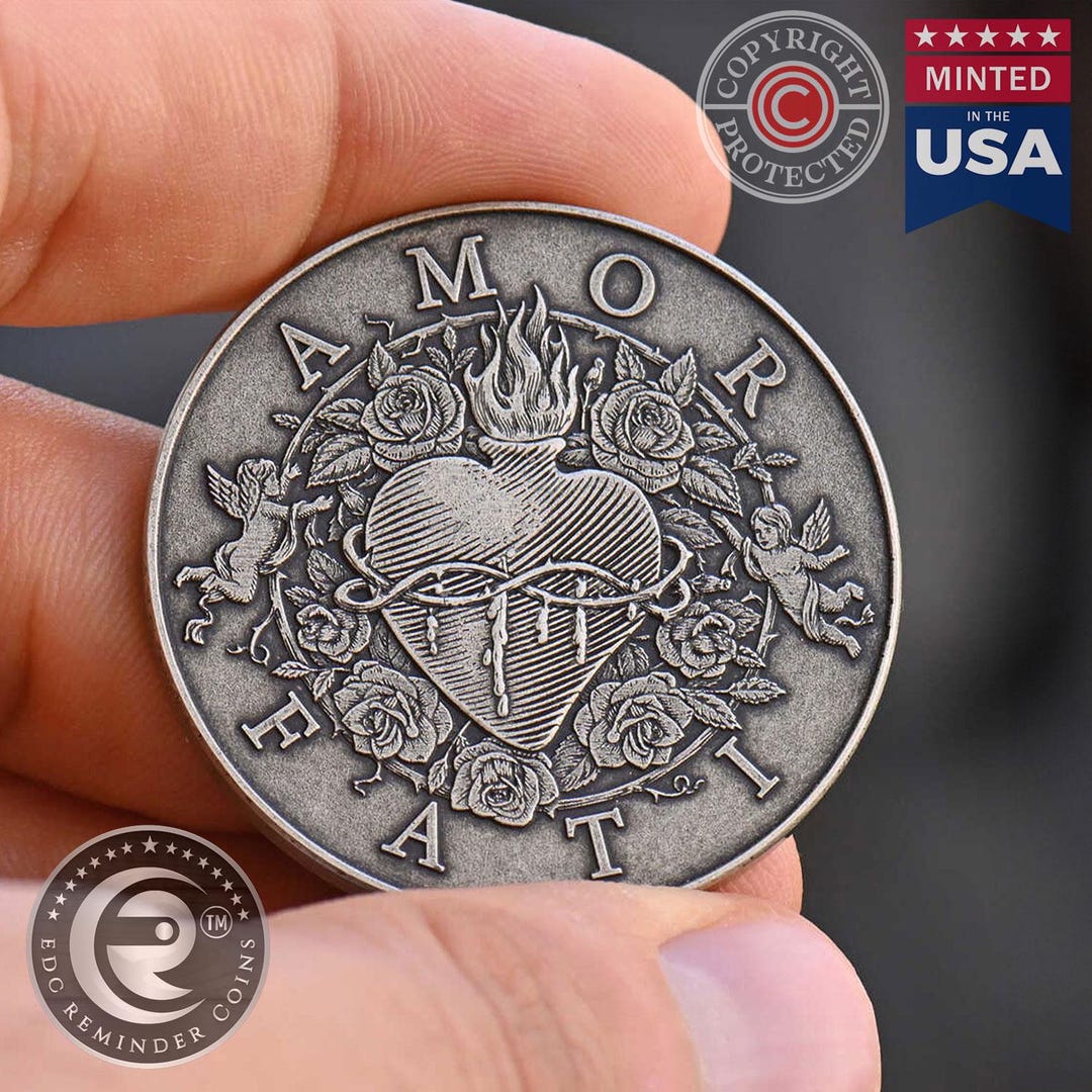 Amor Fati Coin| Stoicism | Love of Fate | Stoic Philosophy | Daily ...