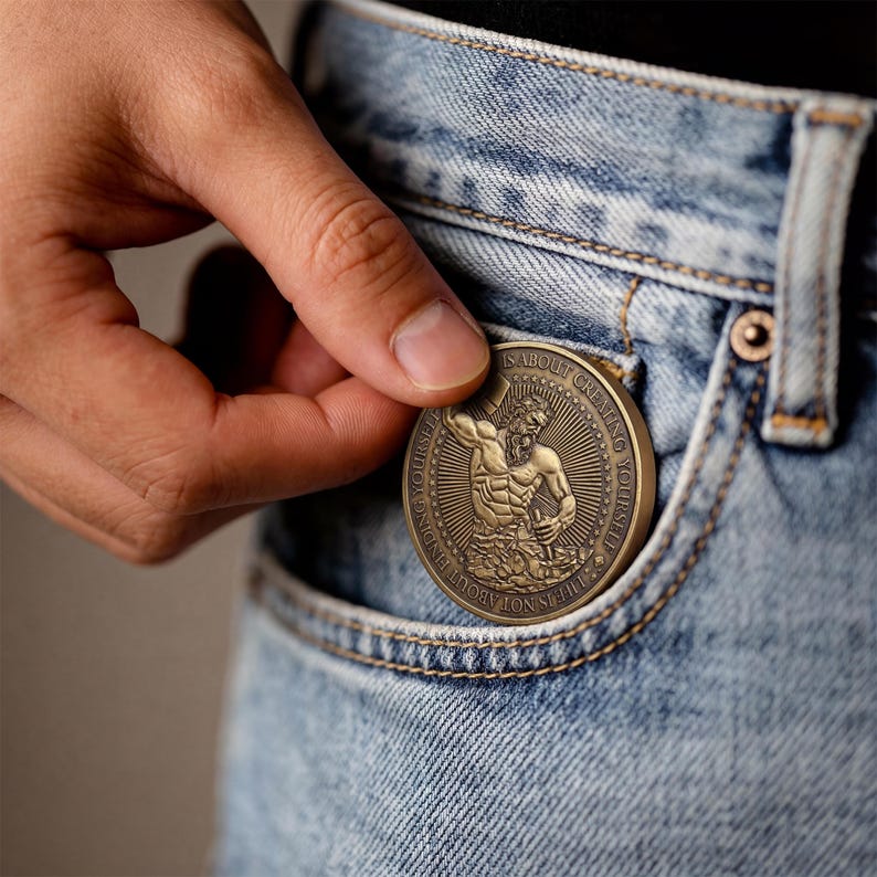 Metamorphosis Coin | EDC Reminder Coin | Fitness Motivation Token ...