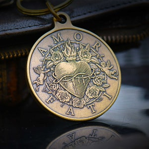 Amor Fati Key Tag| Daily Stoic Philosophy | Motivational Keychain Stoic ...