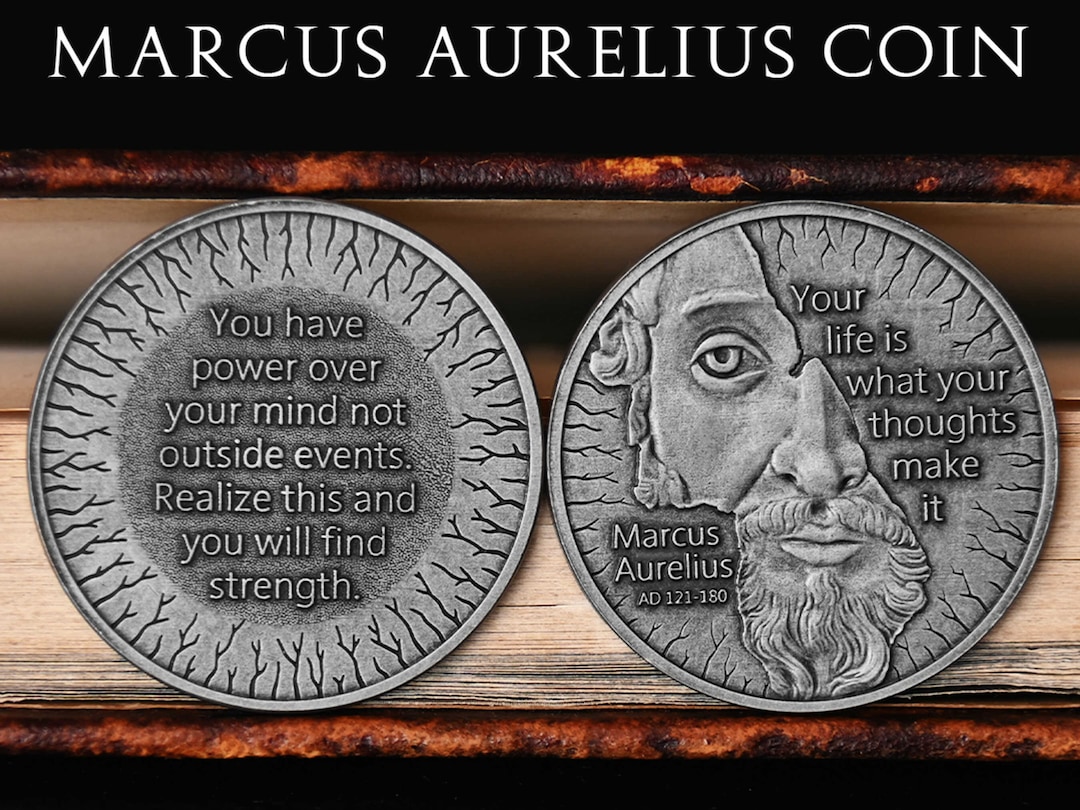 Marcus Aurelius Coin | EDC Reminder Coins | Daily Stoic Philosophy ...