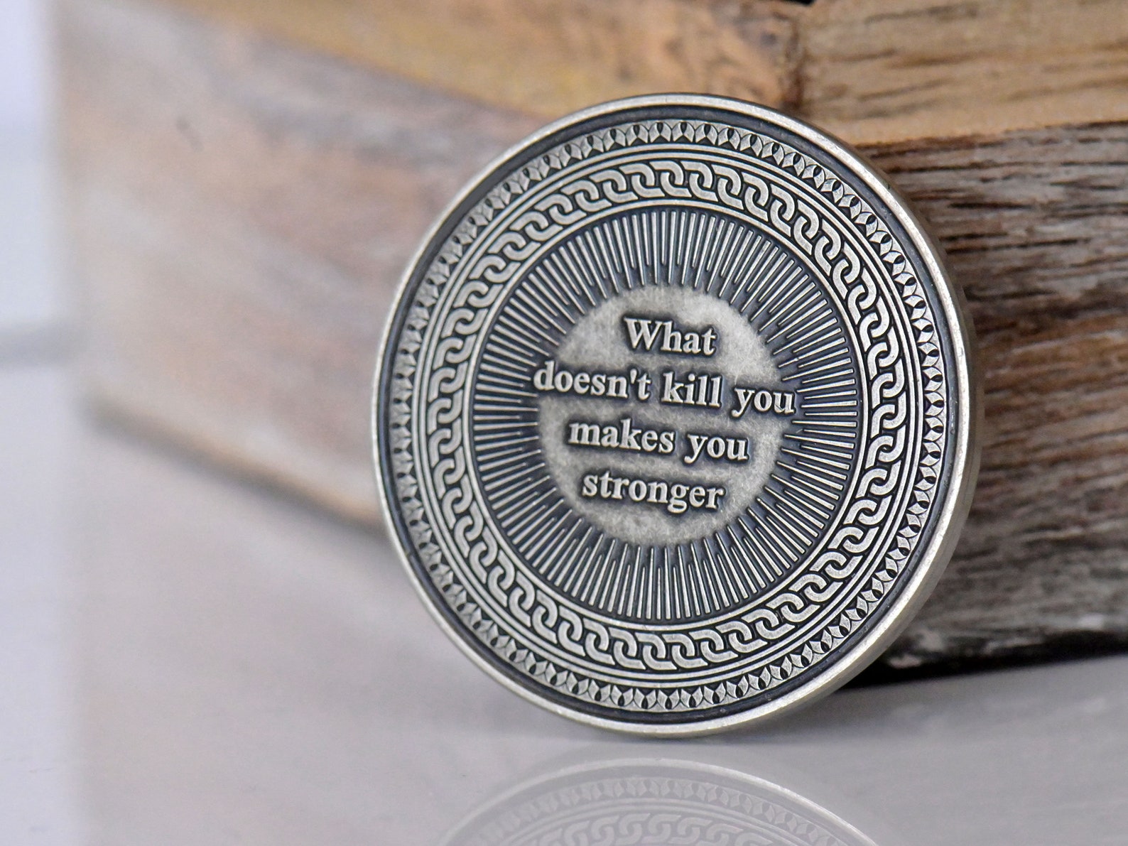 The Wisdom Coin Motivational Gift EDC Coin Daily Carry - Etsy