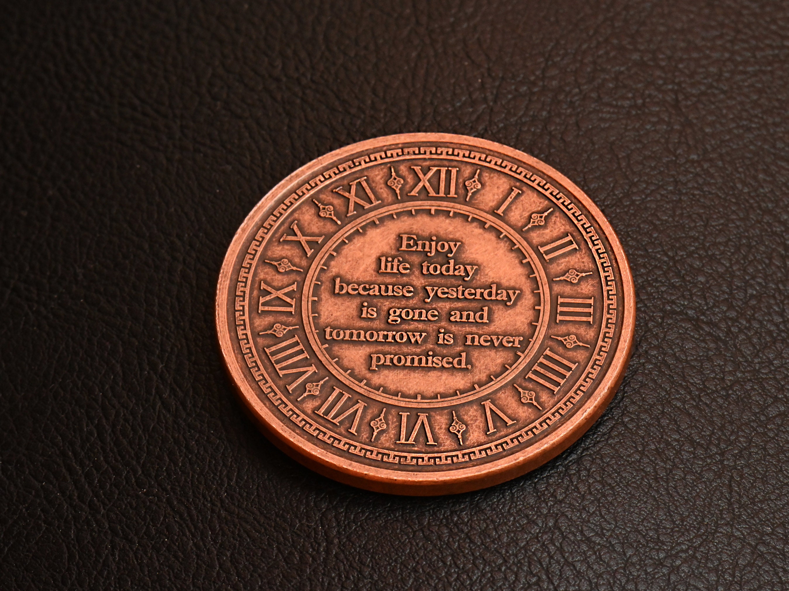 Carpe Diem Coin Daily Stoic Memento Mori / Vivere Coin | Etsy