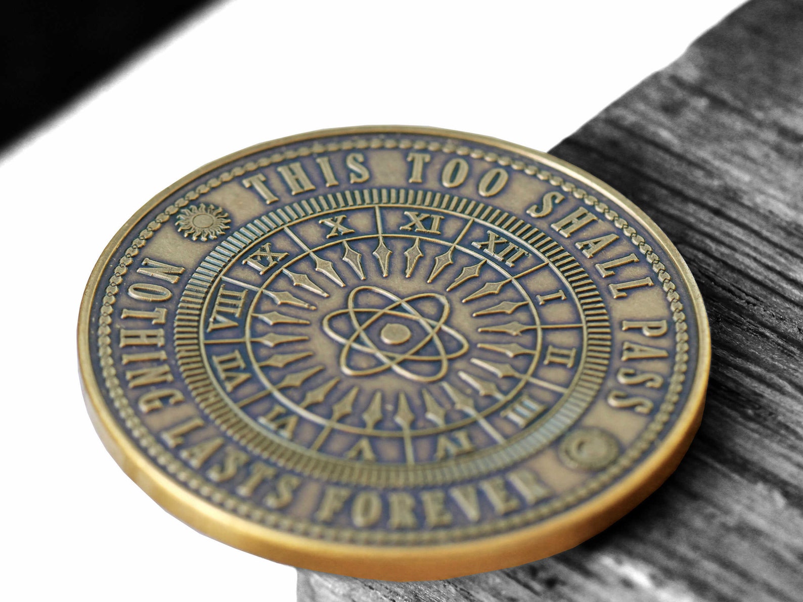 This Too Shall Pass EDC Coin Challenge Coin EDC Reminder - Etsy UK