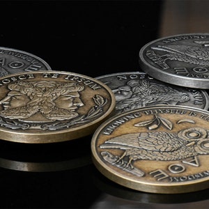 Know Thyself Coin | EDC Reminder Coins | Brass Challenge Coins | Daily ...
