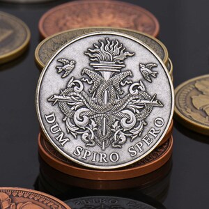 Dum Spiro Spero Coin | EDC Reminder Coins | Hope | Challenge Coin ...