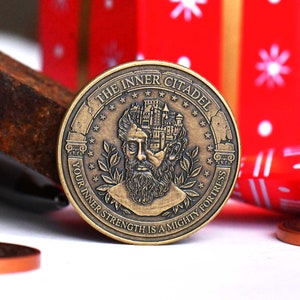 The Inner Citadel Coin | EDC Reminder Coins | Stoic Coin Mindset ...
