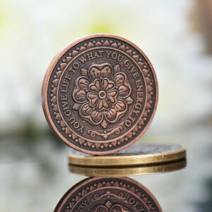 Energy Coin | EDC Reminder Coins | Daily Reminder Motto Medallion ...