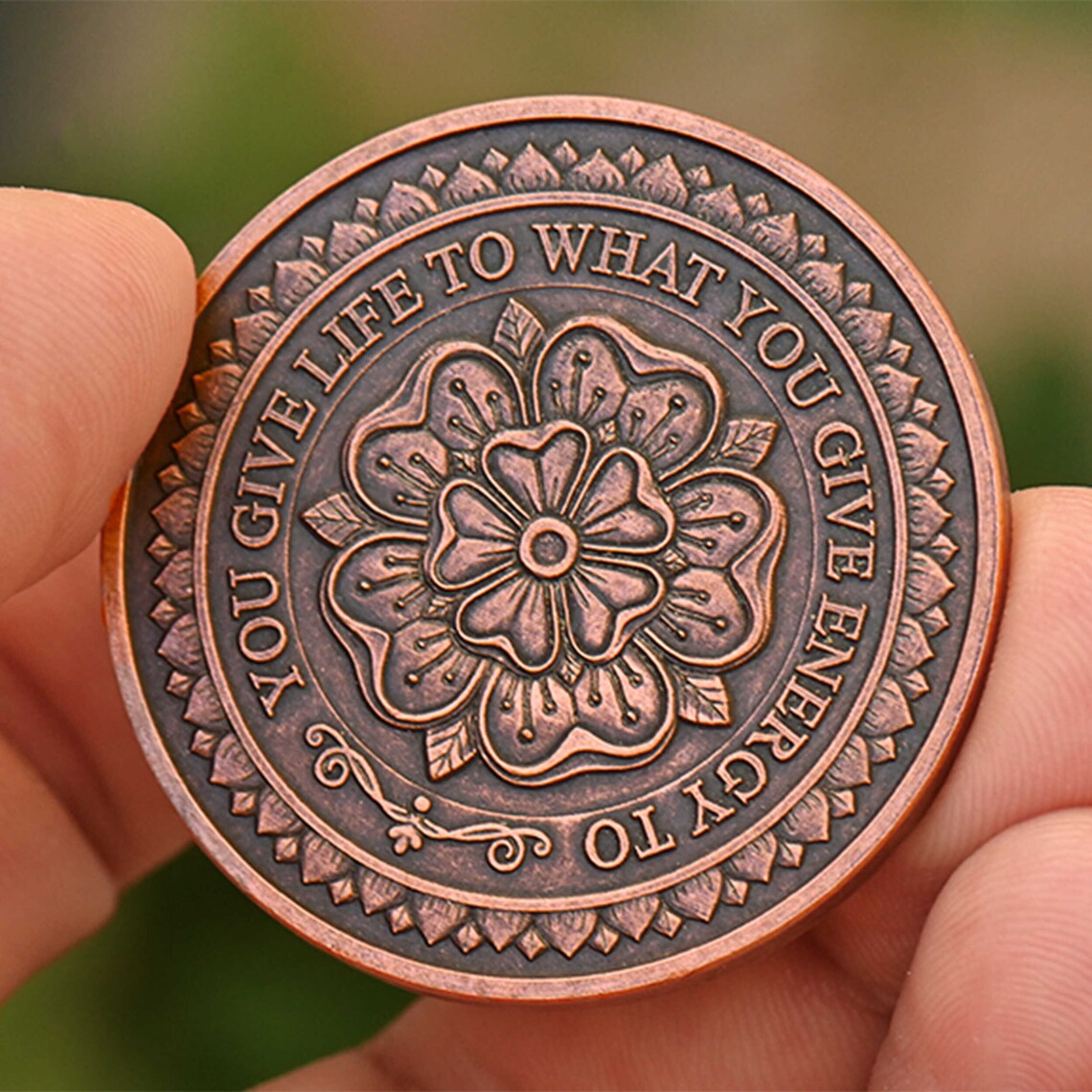 Energy Coin | EDC Reminder Coins | Daily Reminder Motto Medallion ...