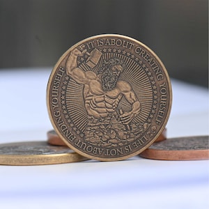 Metamorphosis Coin | EDC Reminder Coin | Fitness Motivation Token ...