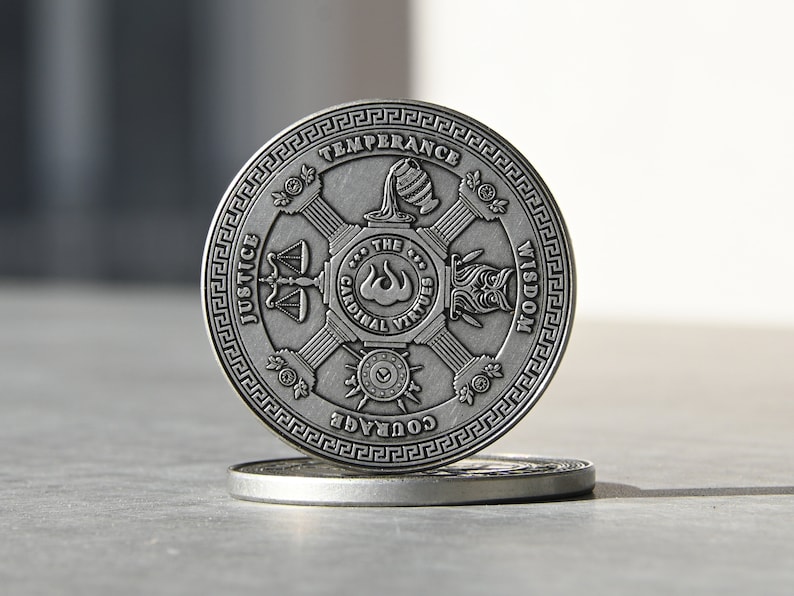 Stoic Virtues Coin| Stoicism | Stoic Philosophy | Dailystoic ...