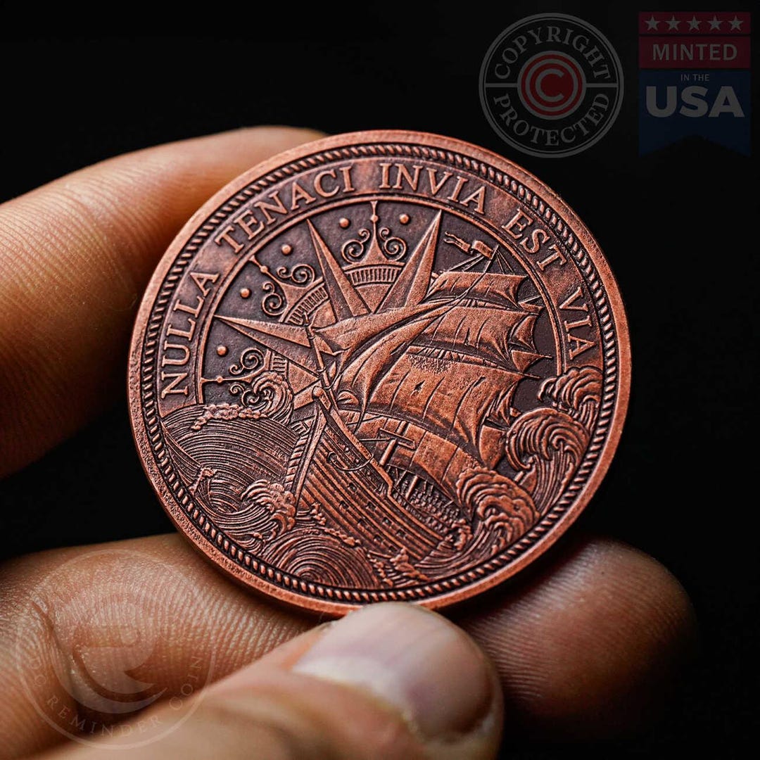 Tenacity Coin | EDC Reminder Coins | Daily Reminder Motto Medallion ...
