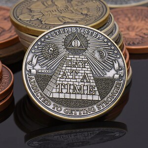 Addiction Coin | EDC Reminder Coins | Recovery Coin | Addiction ...