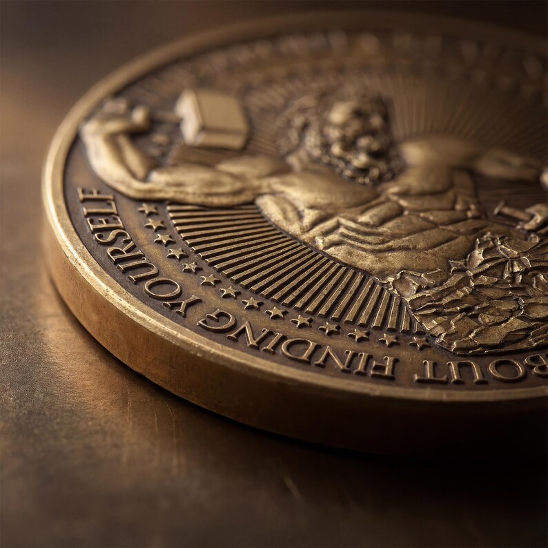 Metamorphosis Coin | EDC Reminder Coin | Fitness Motivation Token ...
