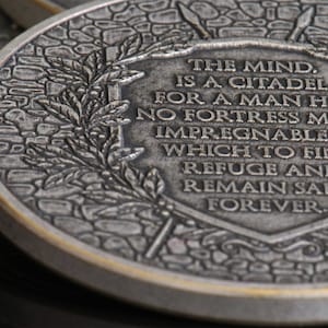 The Inner Citadel Stoic Coin EDC Reminder Coins Stoic Gift Idea ...