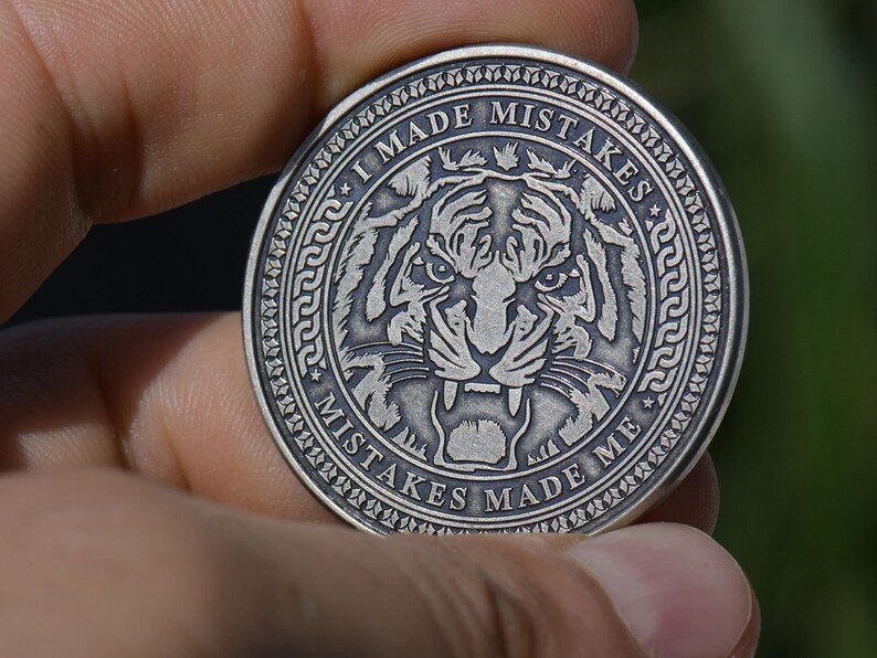 The Wisdom Coin Motivational Gift EDC Coin Daily Carry - Etsy