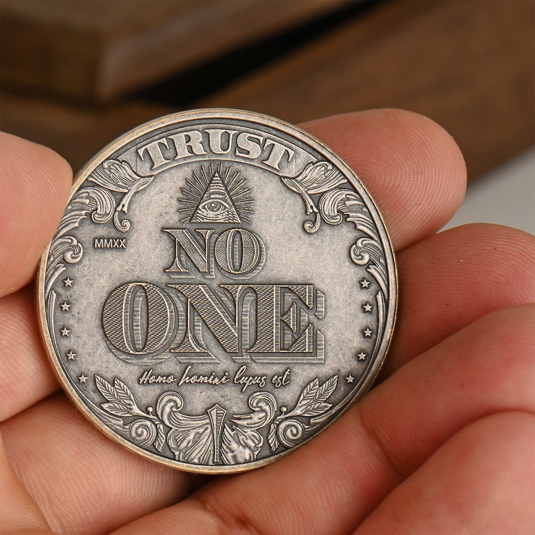 Badass Coin | American Dollar Coin | Trust No One | Hobo Nickel Silver ...