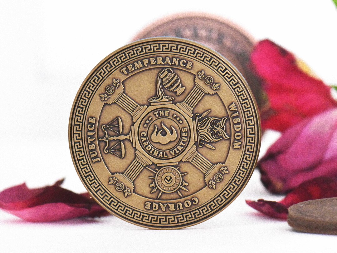 Stoic Virtues Coin Stoicism Philosophy Stoic Philosophy Dailystoic ...