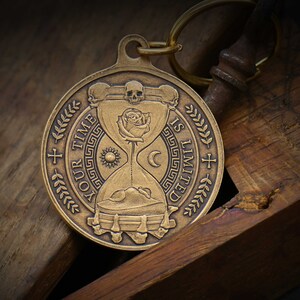 Memento Mori Key Tag Memento Mori Skull Worry EDC Coin Daily Stoic ...