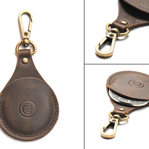 Leather Coin Case - Etsy
