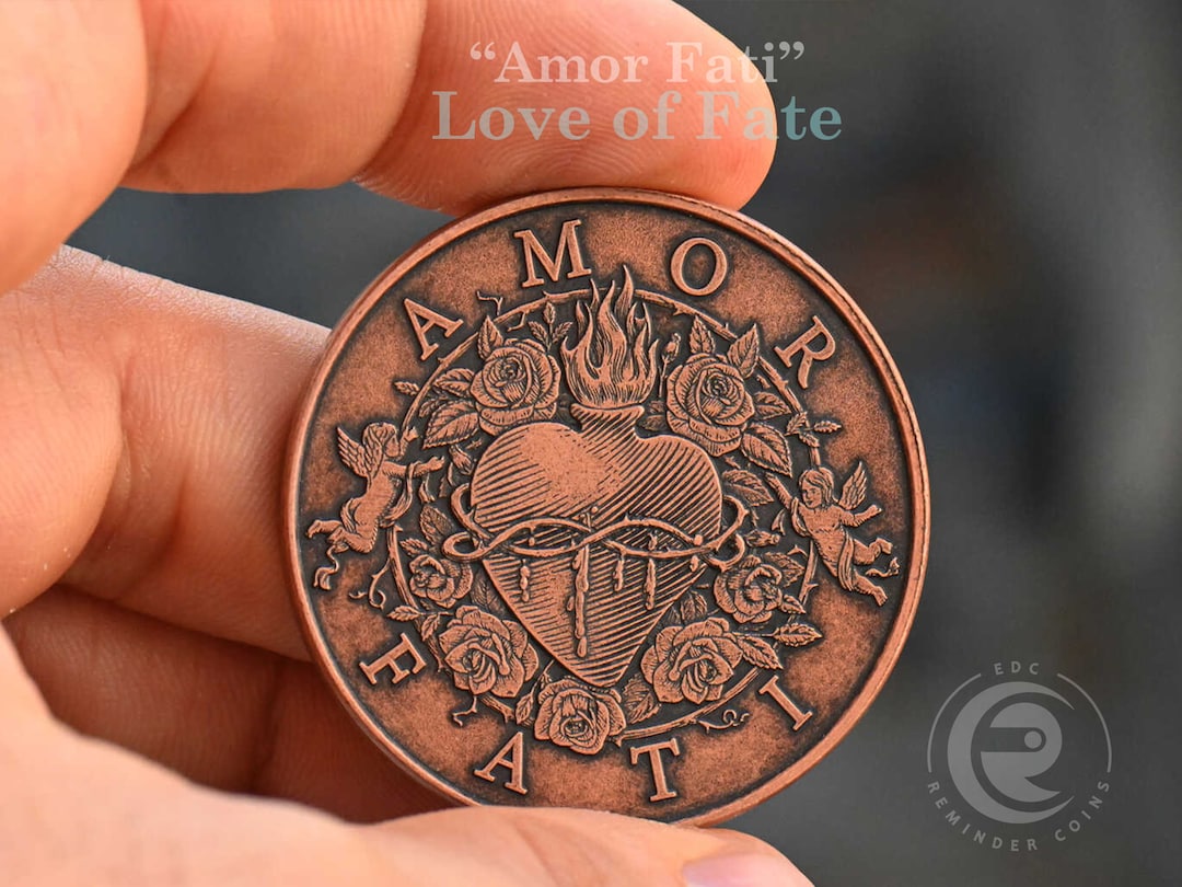 Amor Fati Coin | Stoicism | Love of Fate | Daily Stoic | Epictetus ...