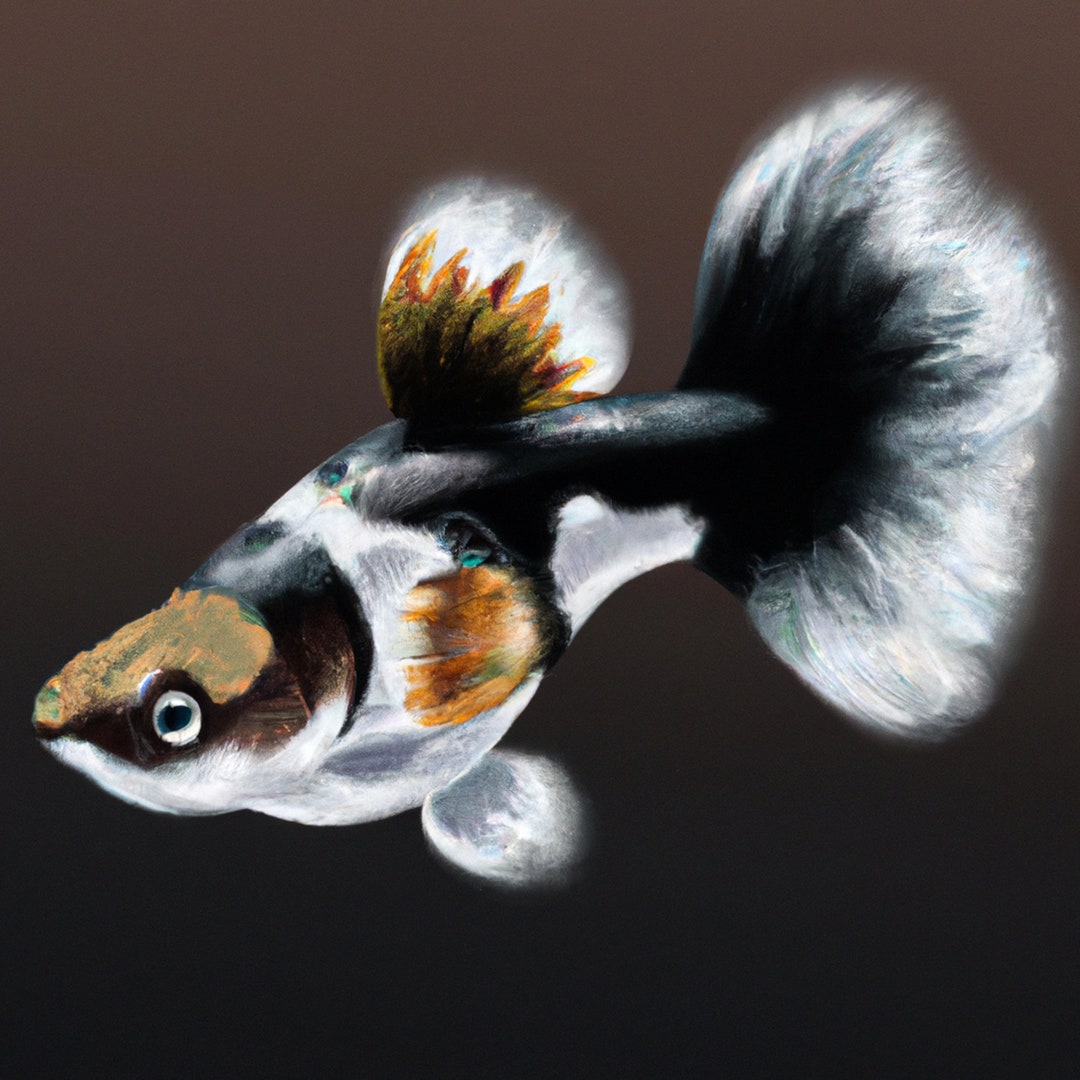 Guppy PNG - Fancy Guppy Realism Art - DIGITAL DOWNLOAD - Gift for ...