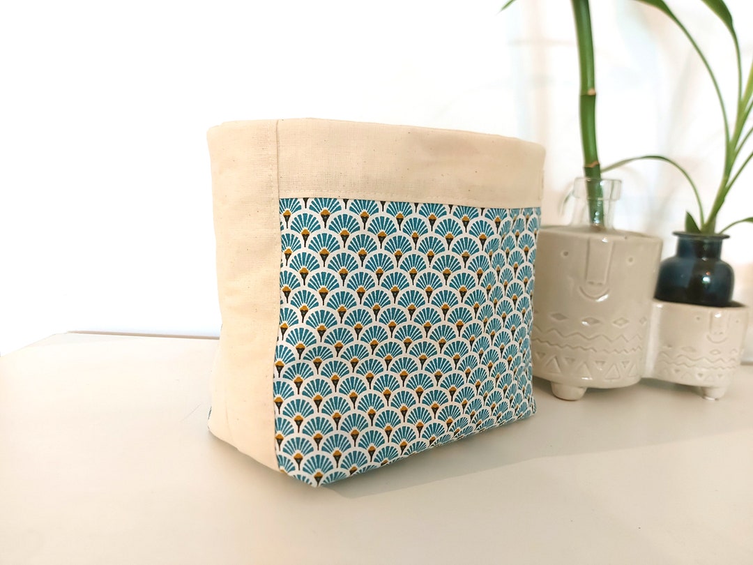 Cotton Basket, Cotton Fabric Basket, Storage Basket, Handmade Basket ...