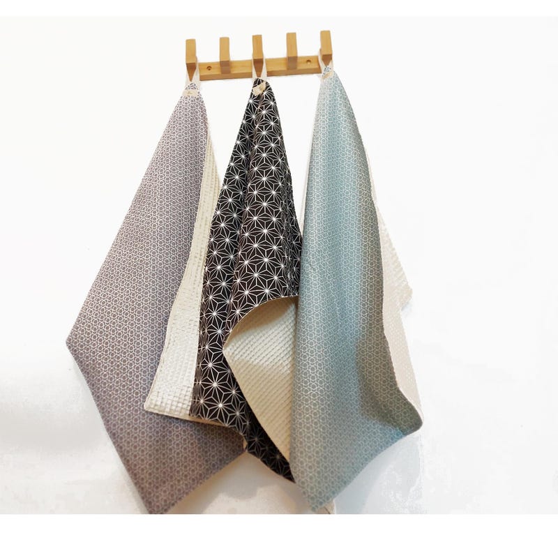 Geometric Hand Towel - Etsy