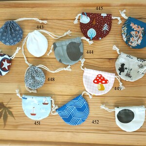 Mini Jewellery Bag Drawstring Pouch Handmade Round Pouch Sac - Etsy