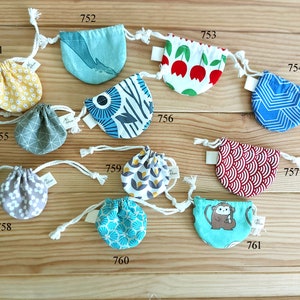 Mini Jewellery Bag Drawstring Pouch Handmade Round Pouch Sac - Etsy