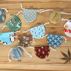Mini Jewellery Bag Drawstring Pouch Handmade Round Pouch Sac - Etsy
