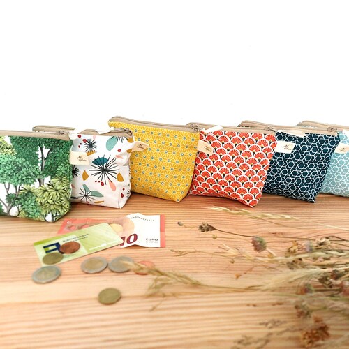 Porte Monnaie /cotton Coin Purse / Handmade Cotton Patchwork - Etsy