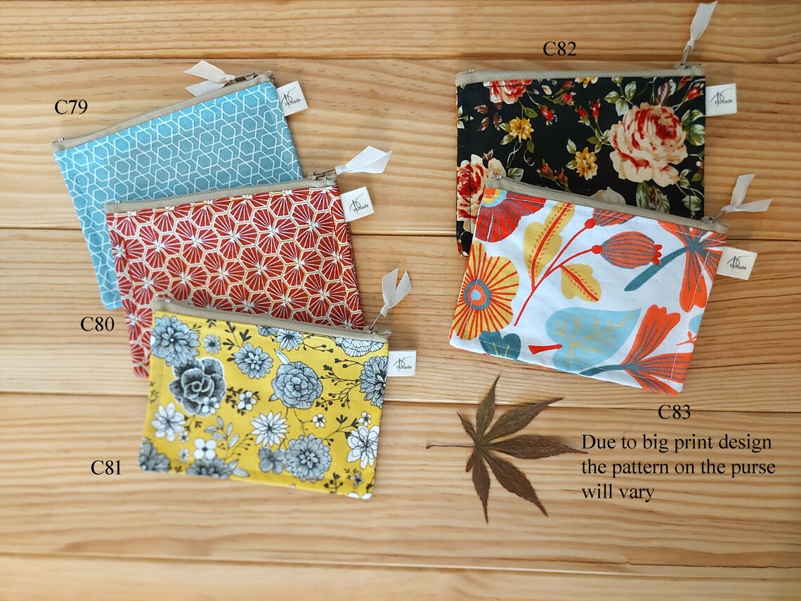 Porte Monnaie /cotton Coin Purse / Handmade Cotton Patchwork - Etsy