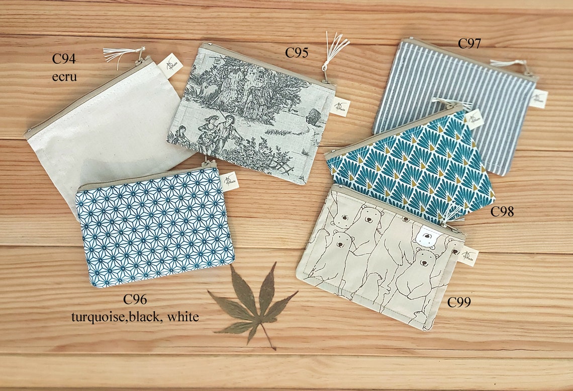 Porte Monnaie /cotton Coin Purse / Handmade Cotton Patchwork - Etsy