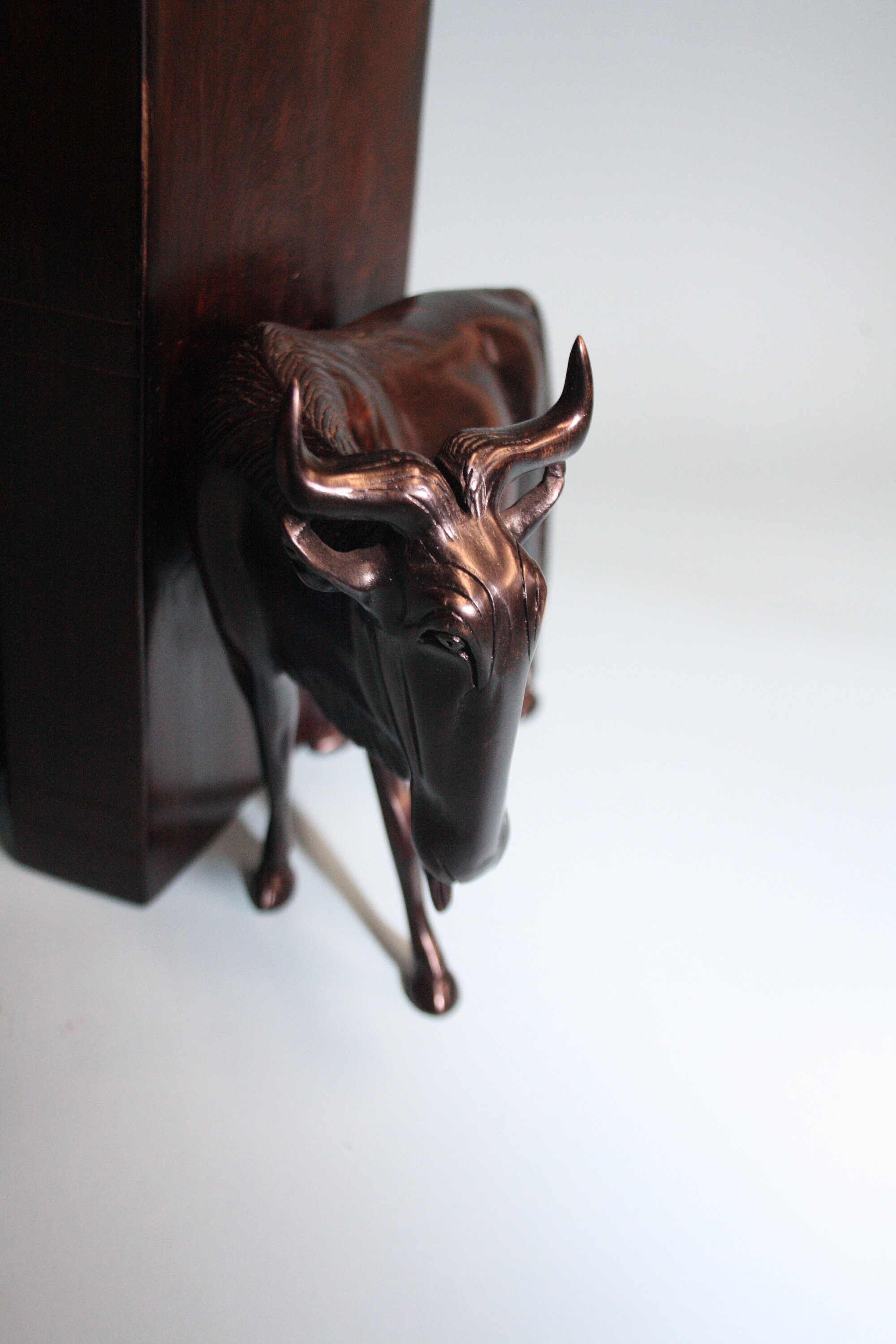 Mid 20th Century Pair of Wildebeest Book Ends - Etsy
