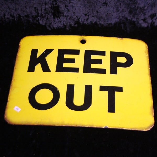 Keep Out Sign - Etsy UK