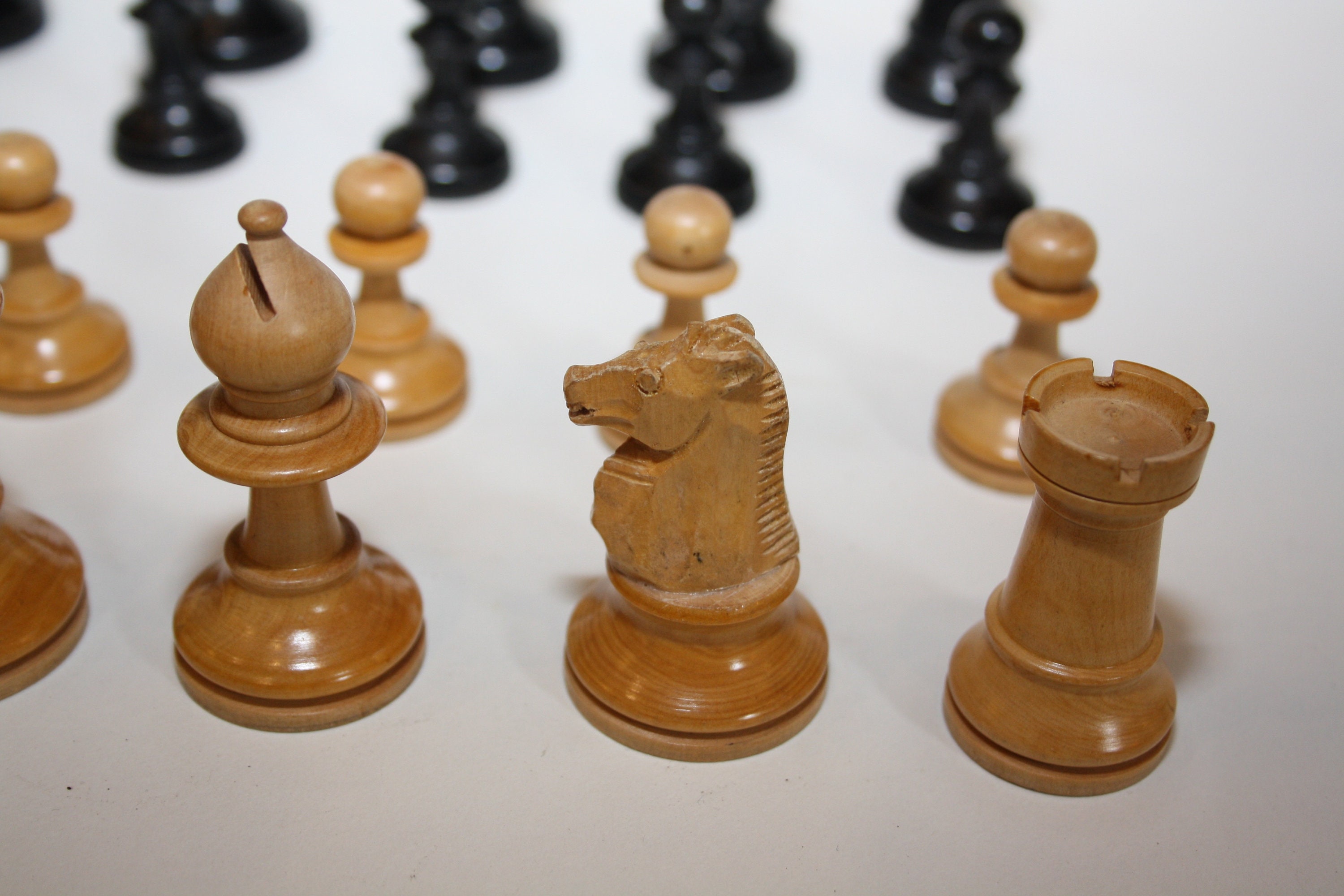 Mid 20th Century Chess Set - Etsy