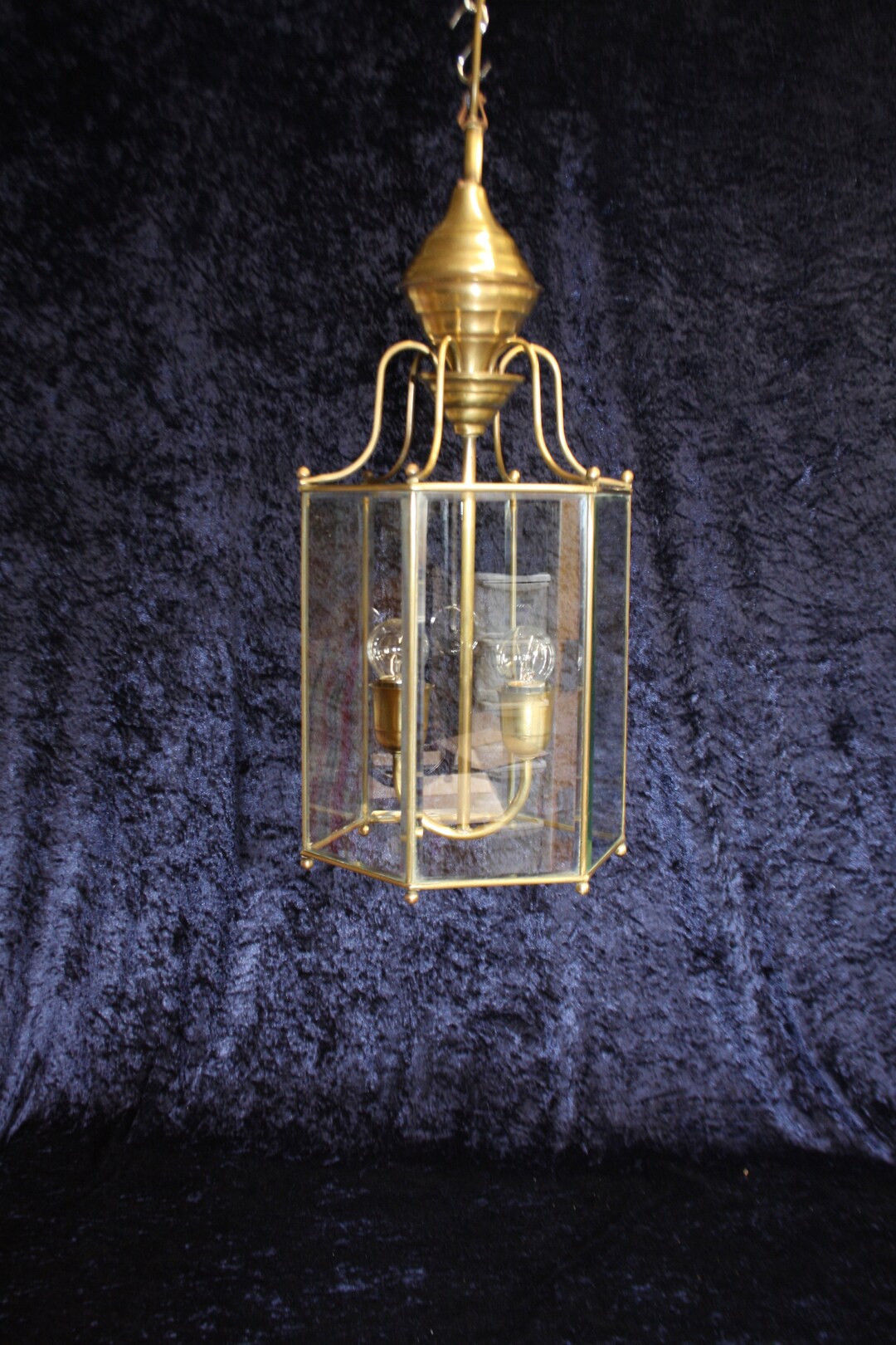 Early 20th Century Hexagon Hall Light - Etsy