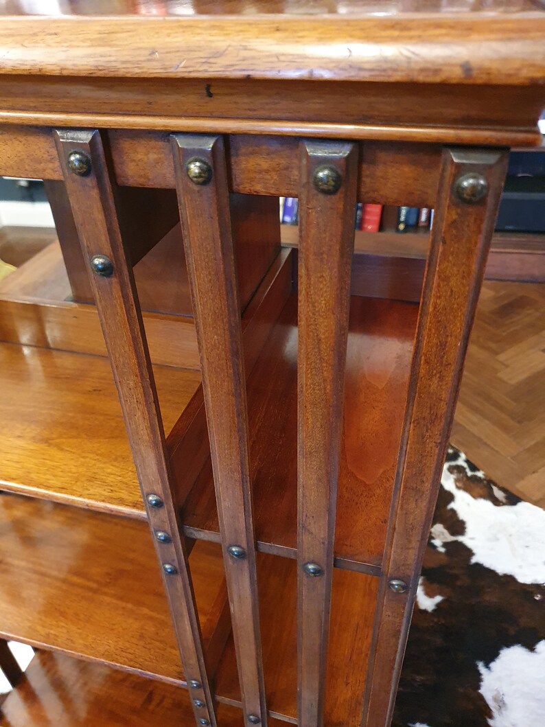 19th-century Large Revolving Bookcase - Etsy