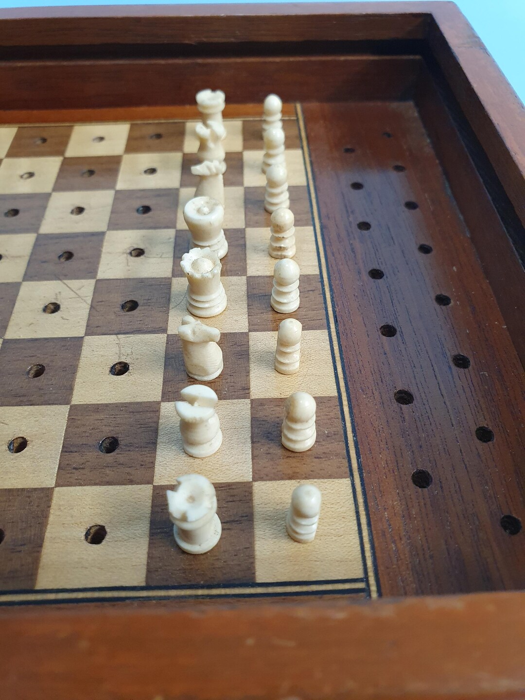 Edwardian Miniature Chess Set - Etsy